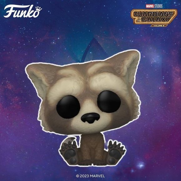 Funko | Toys | Funko Pop Marvel Guardians Of The Galaxy Vol 3 Baby Rocket 28 | Poshmark